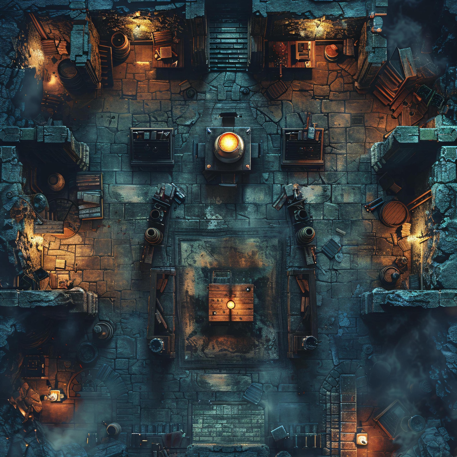 10 Workshop / Forge Battle Maps, Battlemap, Pathfinder, D&D, Dungeons ...