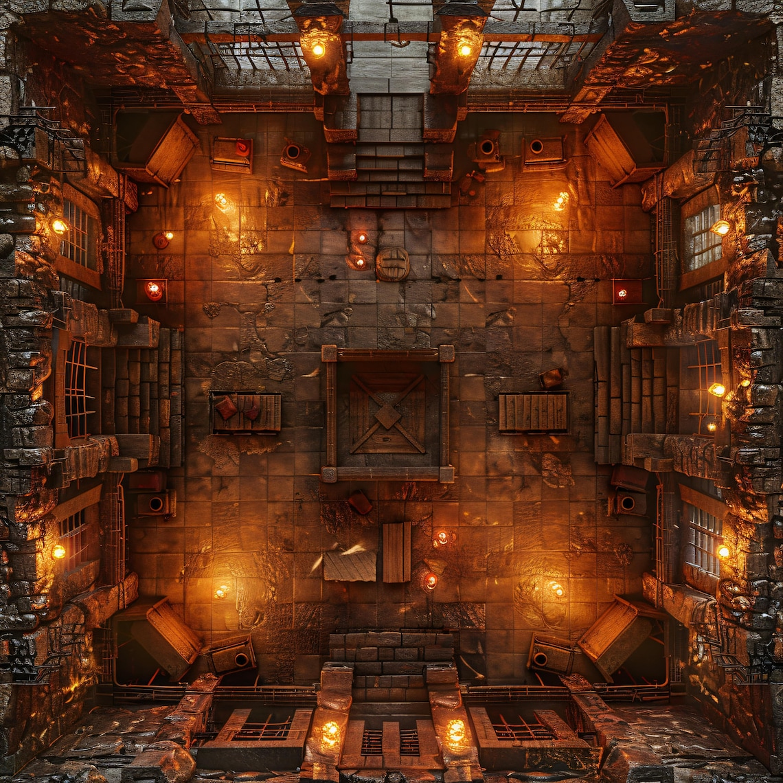 10 Court/jail Battle Maps, Battle Map, Pathfinder, D&D, Battlemap ...