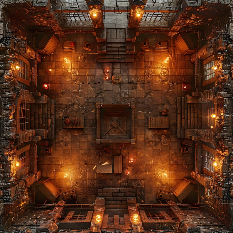 10 Court/jail Battle Maps, Battle Map, Pathfinder, D&D, Battlemap ...