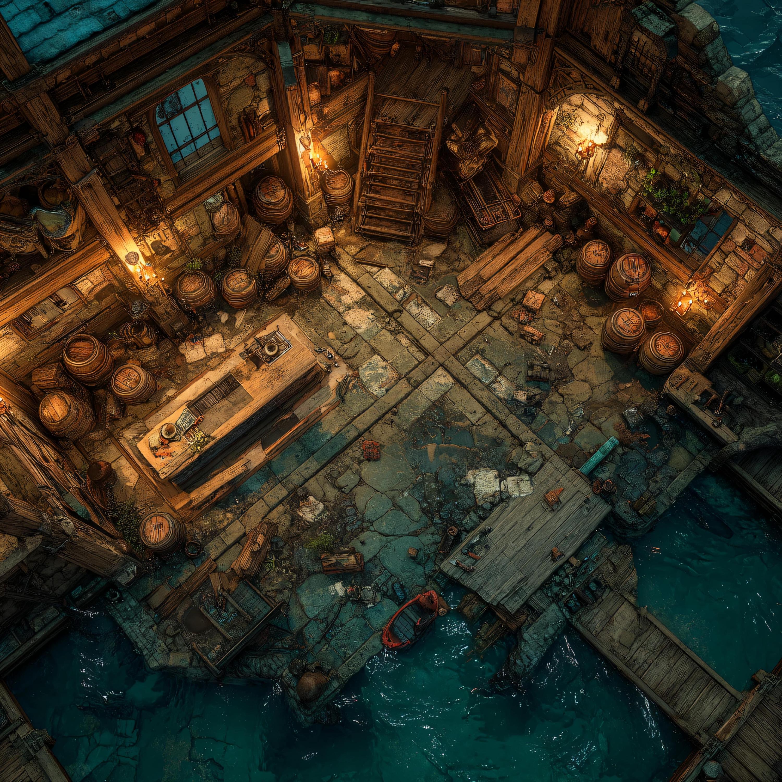10 Gridless Rotting/ruined Battle Maps | VTT Pack for Dnd, Pathfinder ...