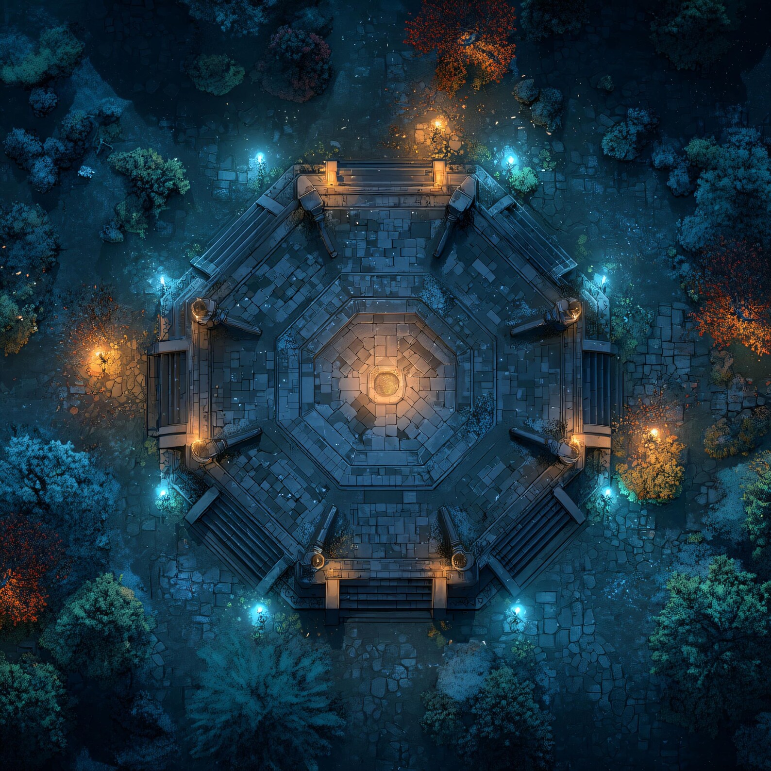 10 Fey/faerie Battle Maps, Dnd Battle Map, Pathfinder, D&D, Battlemap ...