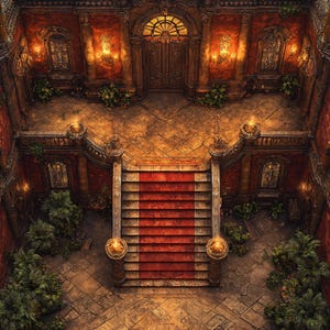 10 Manor or Estate Interior Battle Maps, Dnd Battlemap, Pathfinder, D&D ...