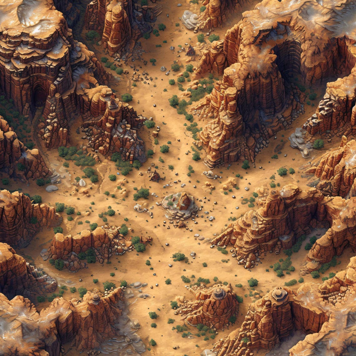 10 Badlands Battlemaps, Dnd Battle Map, Pathfinder, D&D, Battlemap, Dungeons and Dragons, Roll20 ...