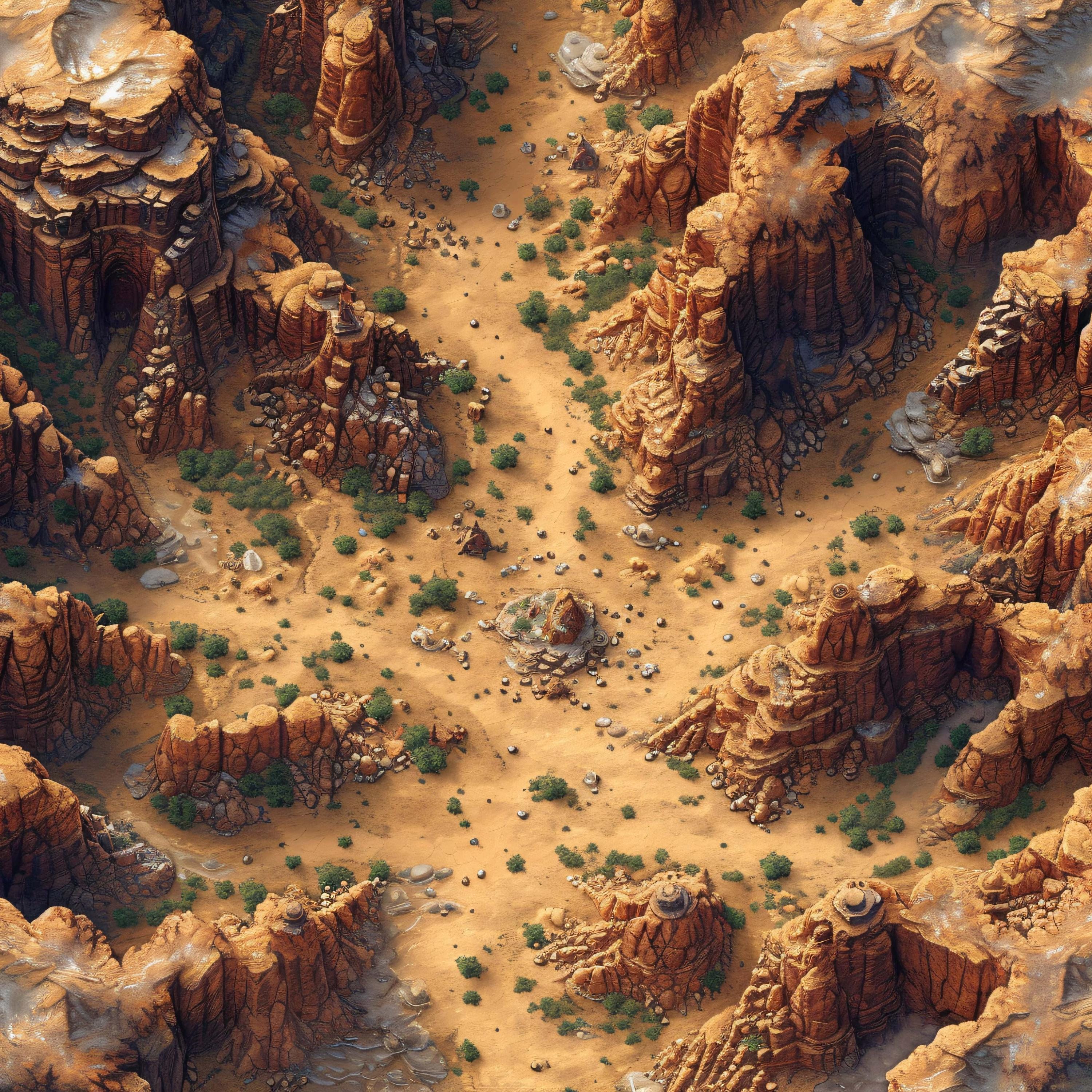 10 Badlands Battlemaps, Dnd Battle Map, Pathfinder, D&D, Battlemap ...