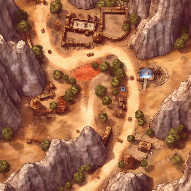 10 Ruins Battle Maps, Dnd Battle Map, Pathfinder, D&D, Battlemap ...