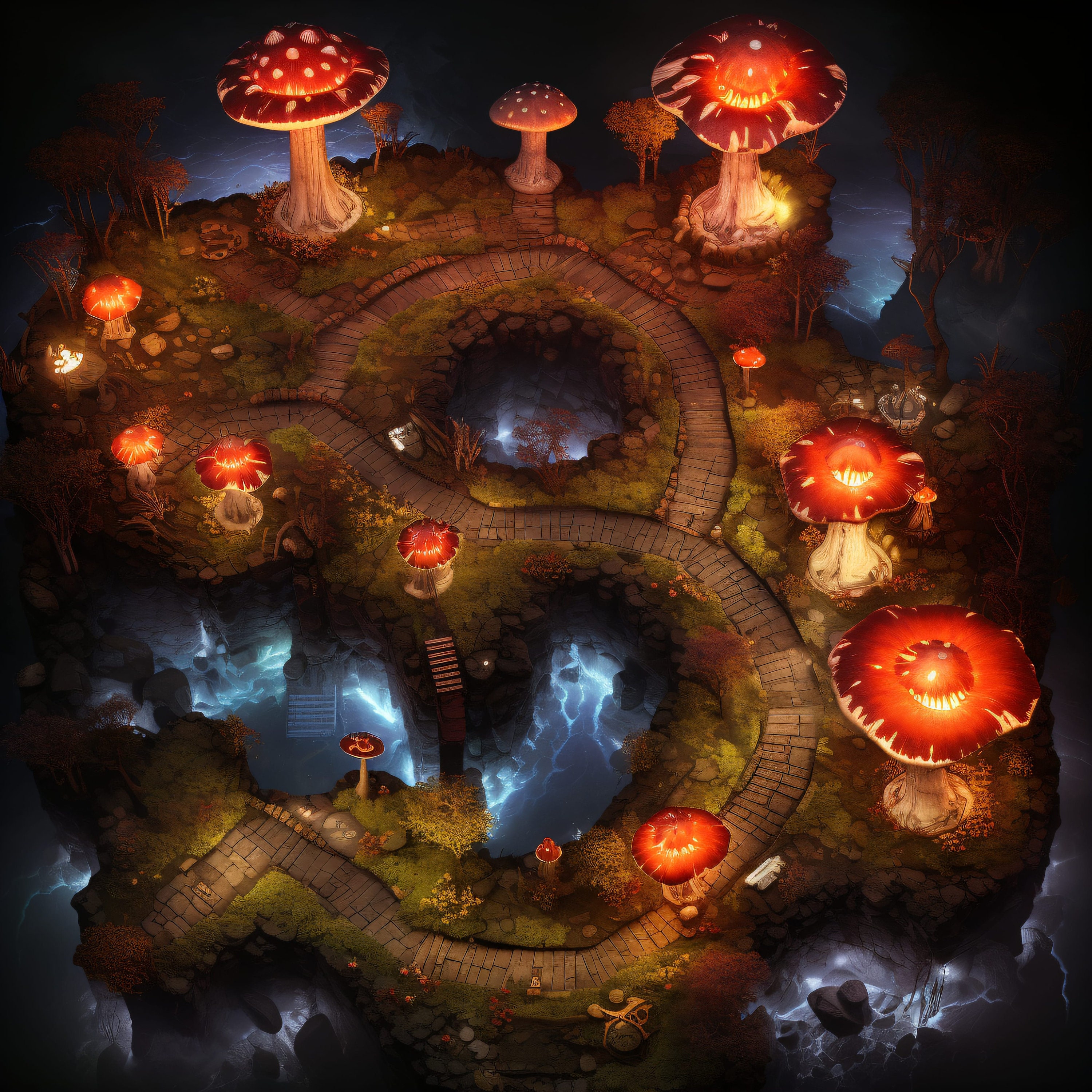 10 Feywild Battle Maps, Dnd Battle Map, Pathfinder, D&D, Battlemap ...