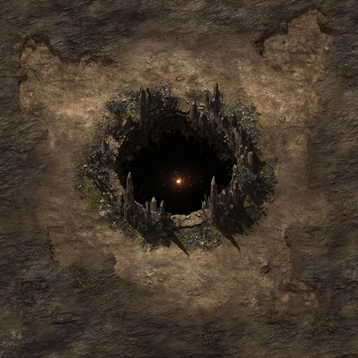 Infinity Pit, Dnd Battle Map, Pathfinder, D&D, Battlemap, Dungeons and ...