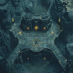 10 Cyberpunk Spaceport Battlemaps, Sci Fi, Dnd Battle Map, Cyberpunk, D ...