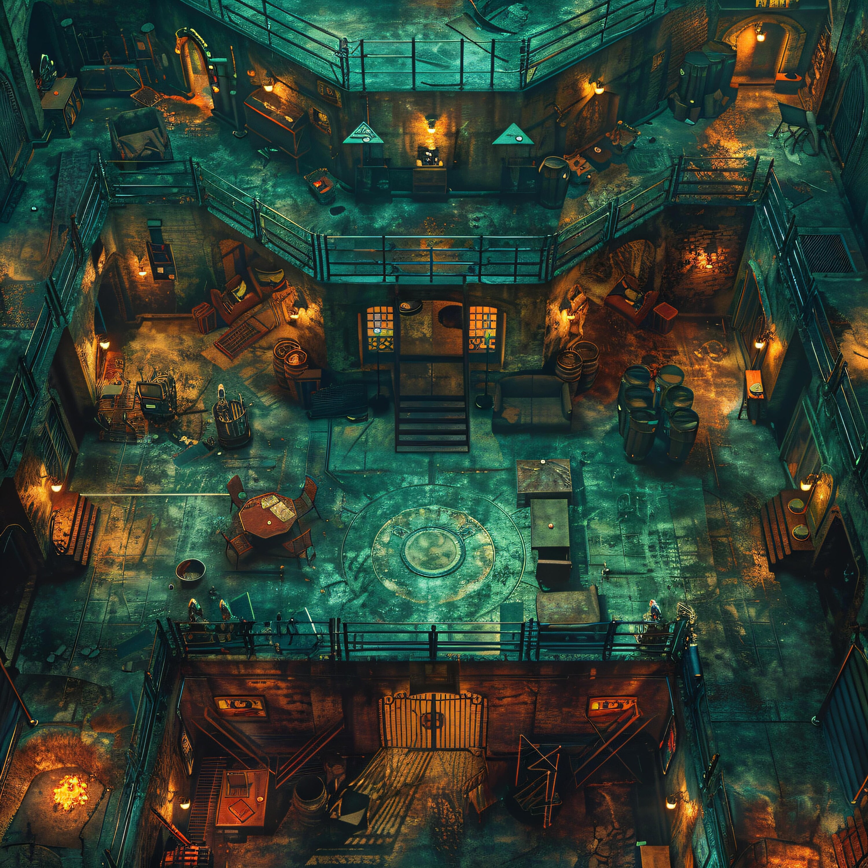 10 Gridless Cyberpunk Club Battlemaps | VTT Pack for Shadowrun ...