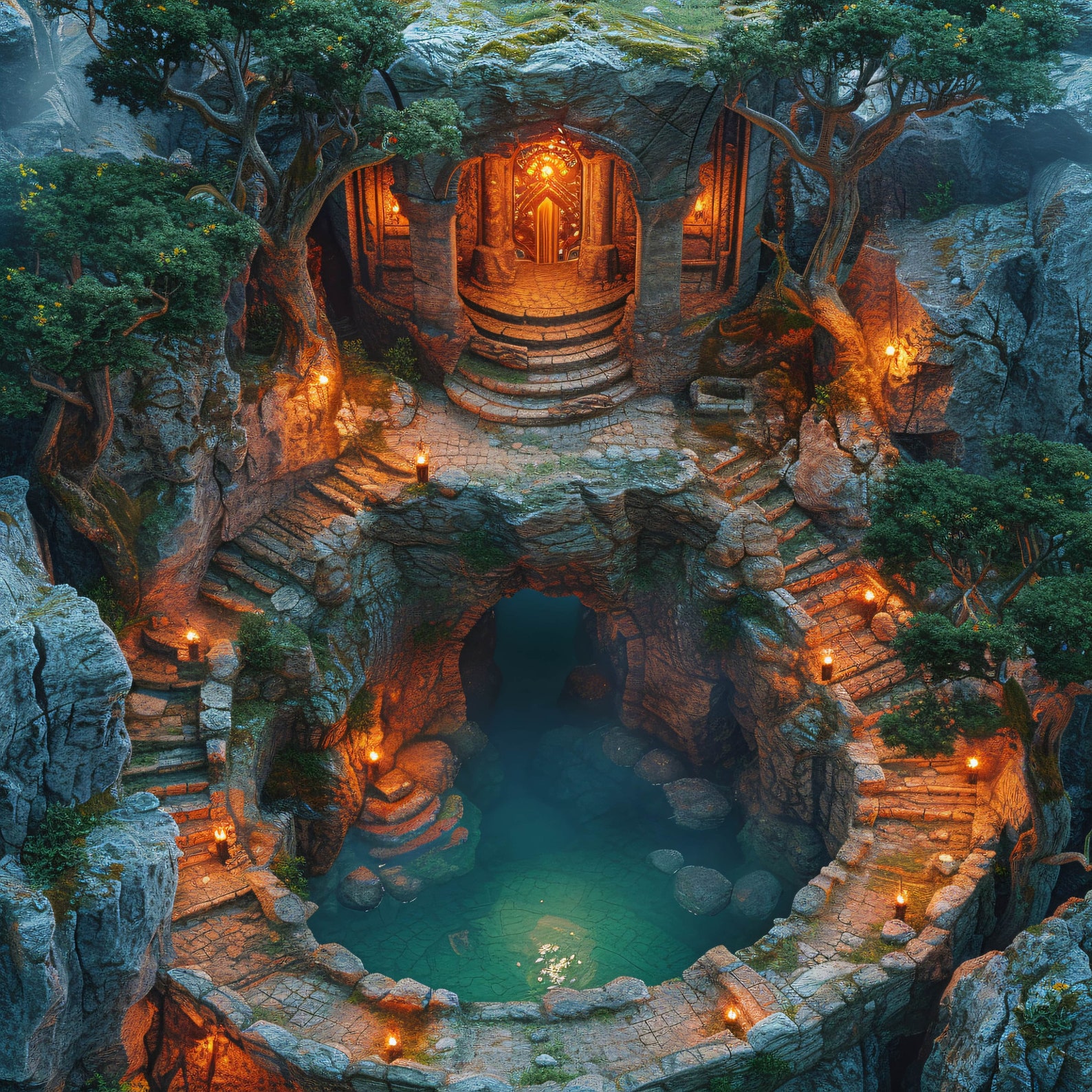 10 Druid Grove Maps, Pathfinder, D&D, Battlemap, Dungeons and Dragons ...