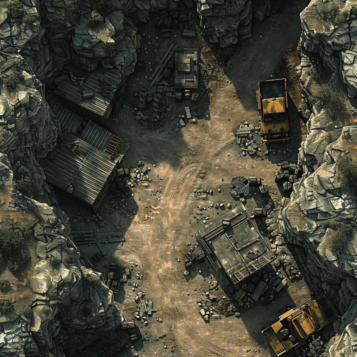 10 Cyberpunk Industry Battlemaps, Sci Fi, Dnd Battle Map, Cyberpunk, D ...