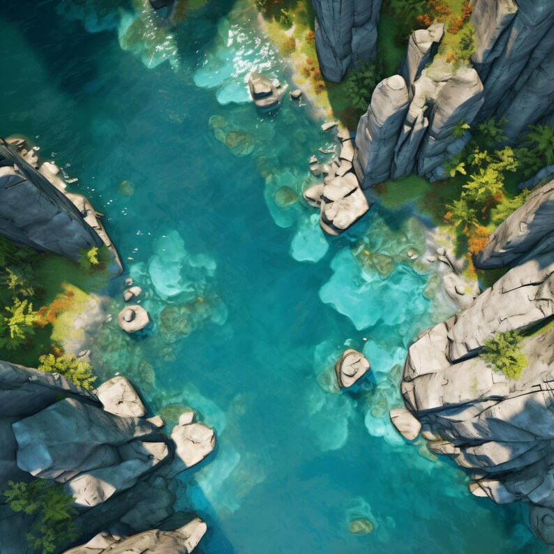 16 River/ocean Battle Maps, Dnd, Pathfinder, D&D, Battlemap, Dungeons ...