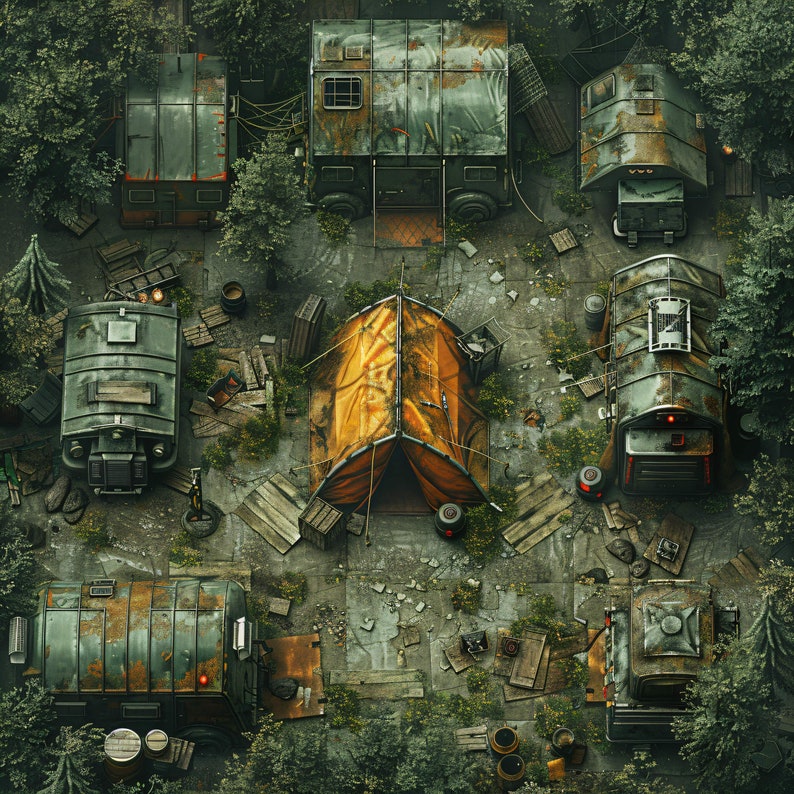 10 Cyberpunk Hideout/base Shop Battlemaps, Sci Fi, Cyberpunk, D&D ...