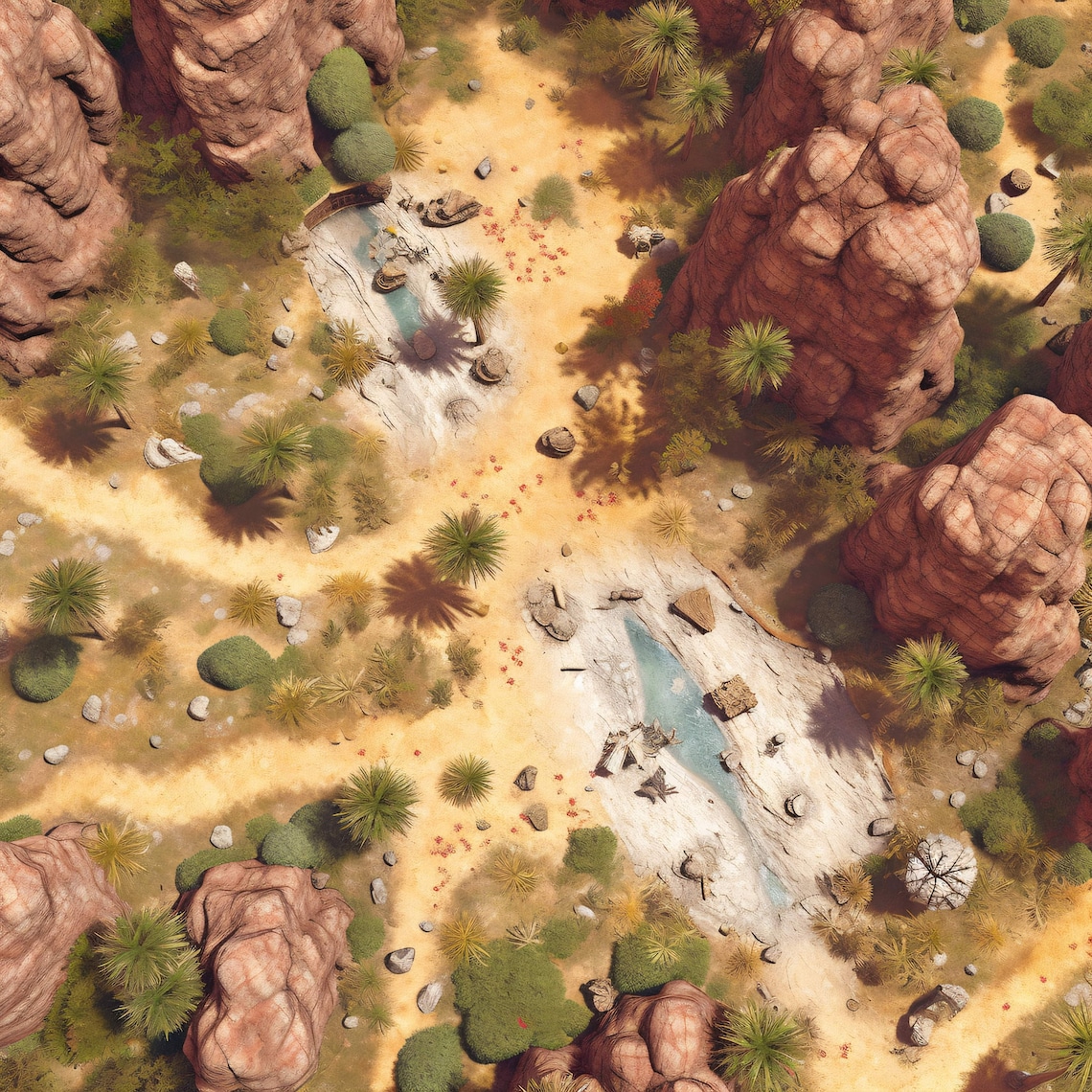 10 Badlands Battle Maps, Dnd Battlemap, Pathfinder, D&D, Battlemap ...