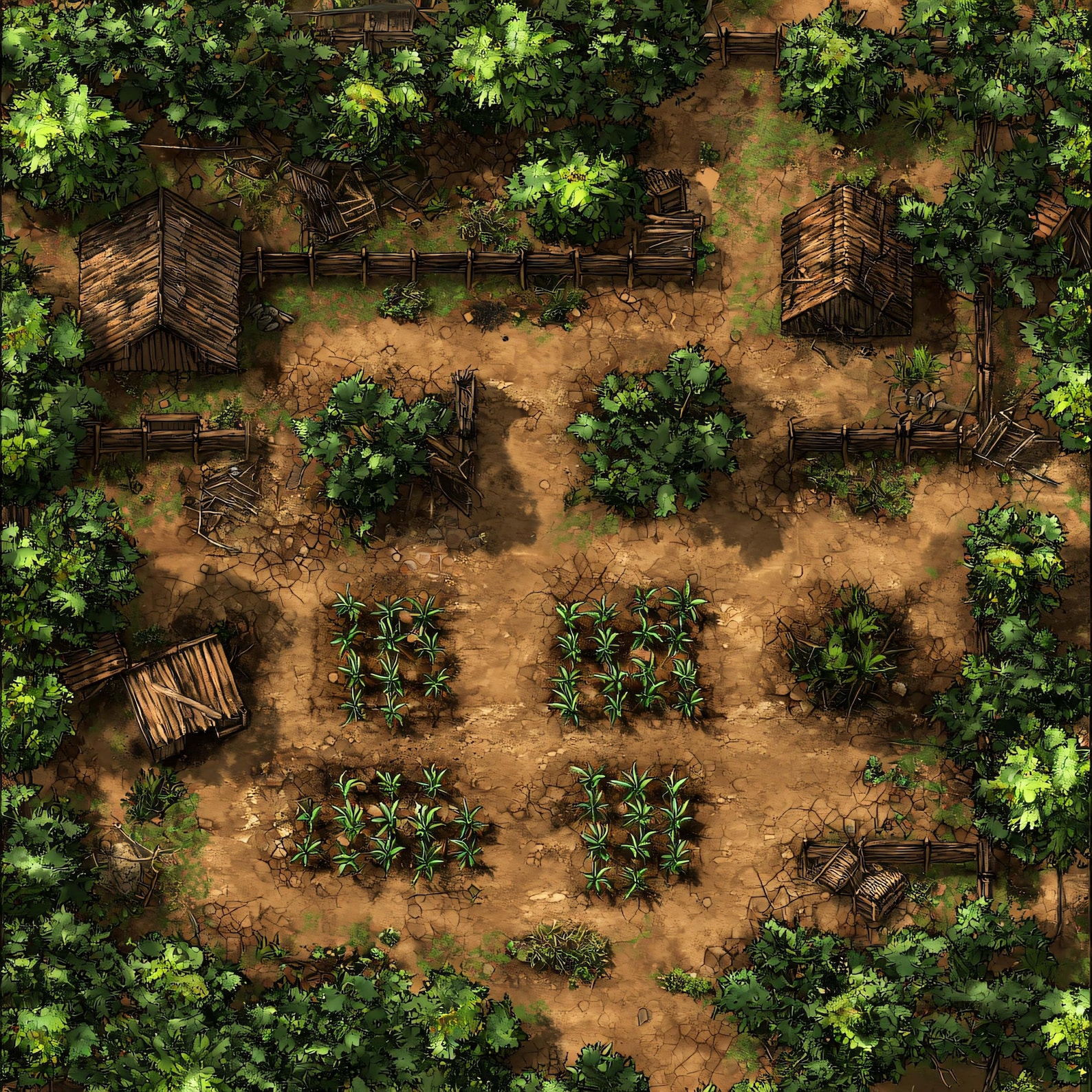 10 Farming Maps, Dnd Battle Map, Pathfinder,d&d, Battlemap, Dungeons ...