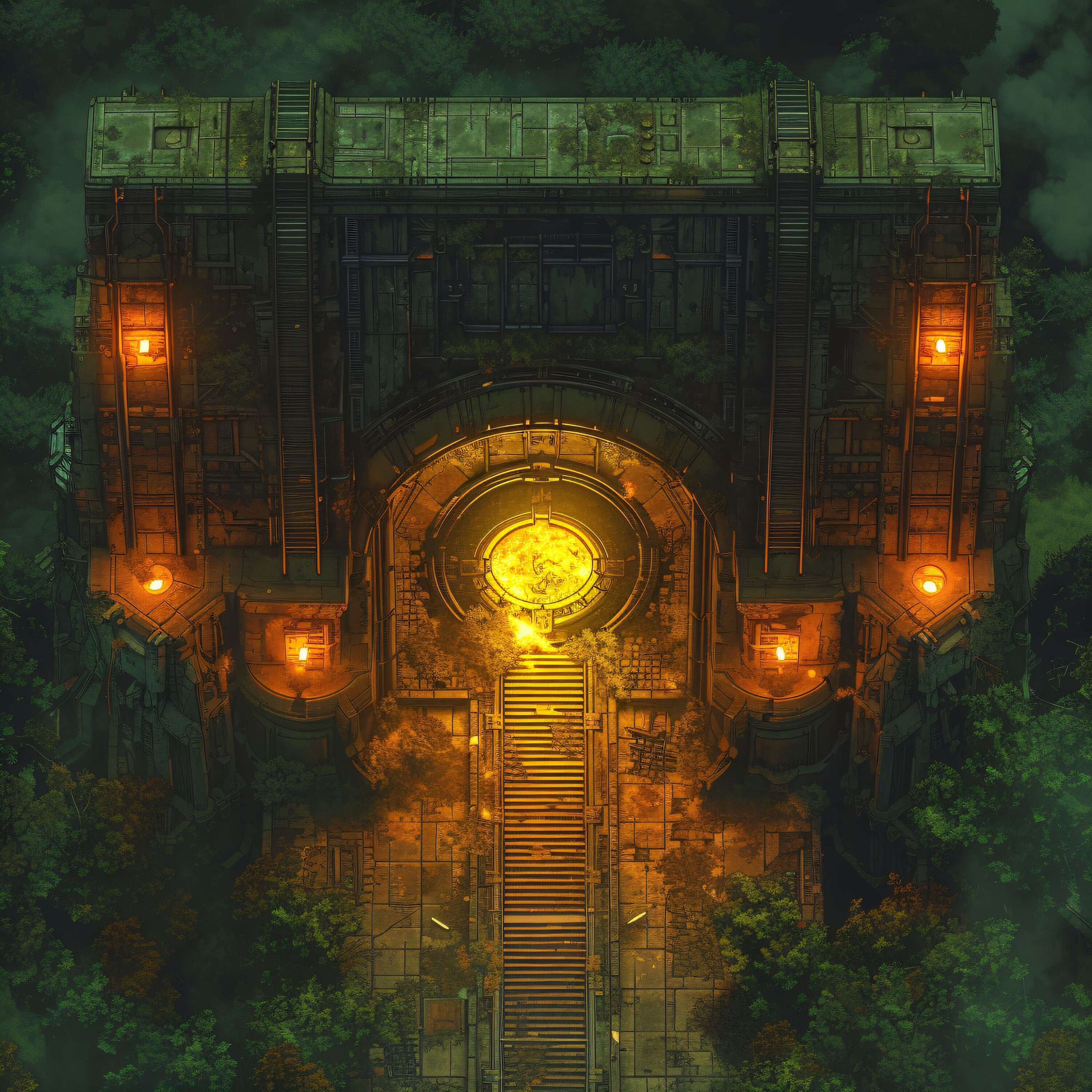 10 Cyberpunk Superweapon Battlemaps, Sci Fi, Dnd Battle Map, Cyberpunk ...