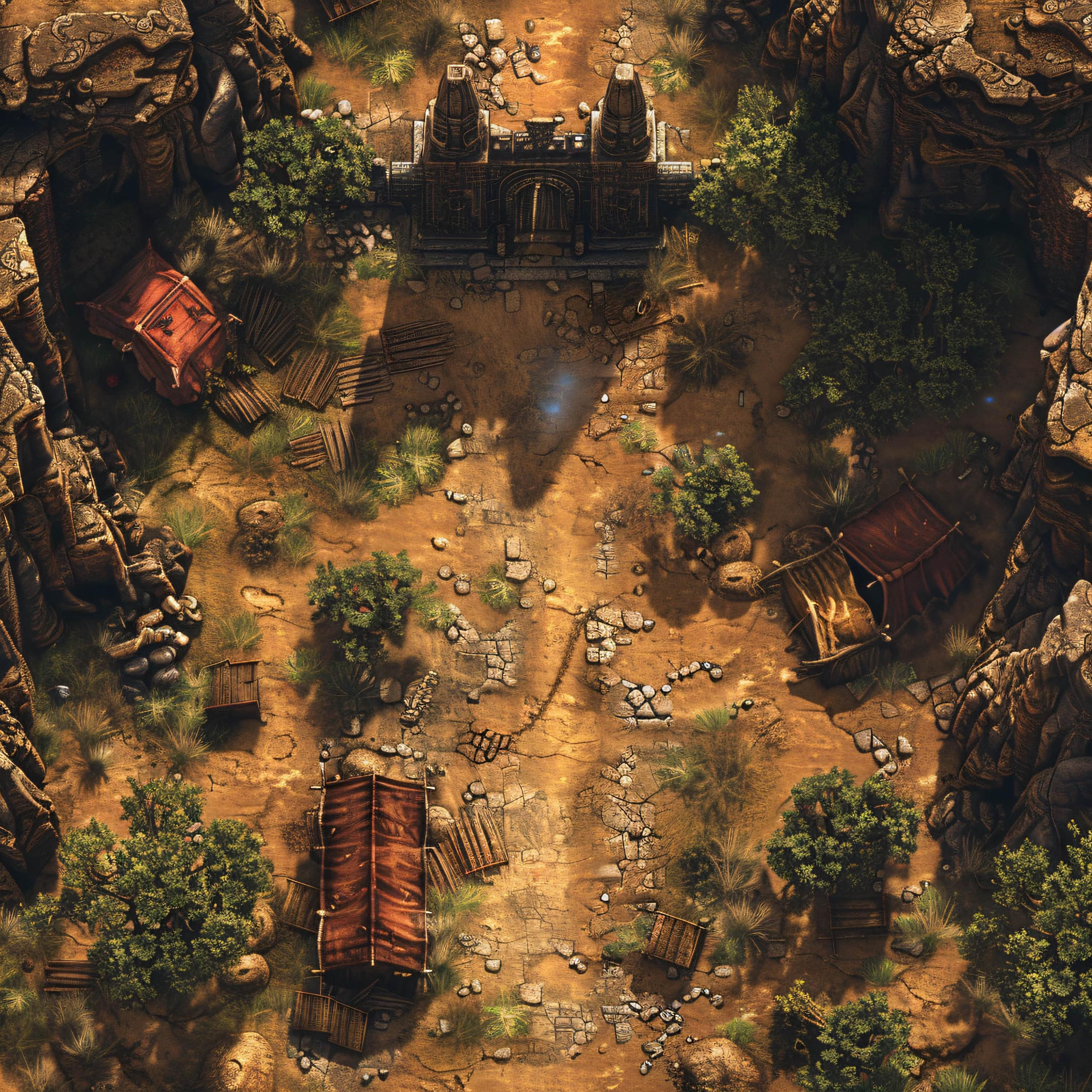 10 Bandit Camp Battle Maps, Dnd, Pathfinder, D&D, Battlemap, Dungeons ...