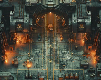 12 Cyberpunk Corpo Office Battlemaps, Sci Fi, Dnd Battle Map, Cyberpunk ...