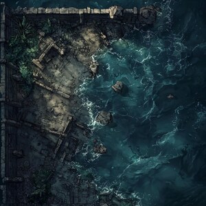 10 Flood Battlemaps, Dnd Battle Map, Pathfinder, D&D, Battlemap ...