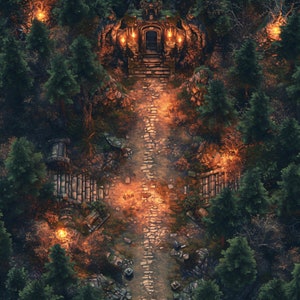 10 Tomb and Grave Battle Maps 2 , Dnd, Pathfinder, D&D, Battlemap ...