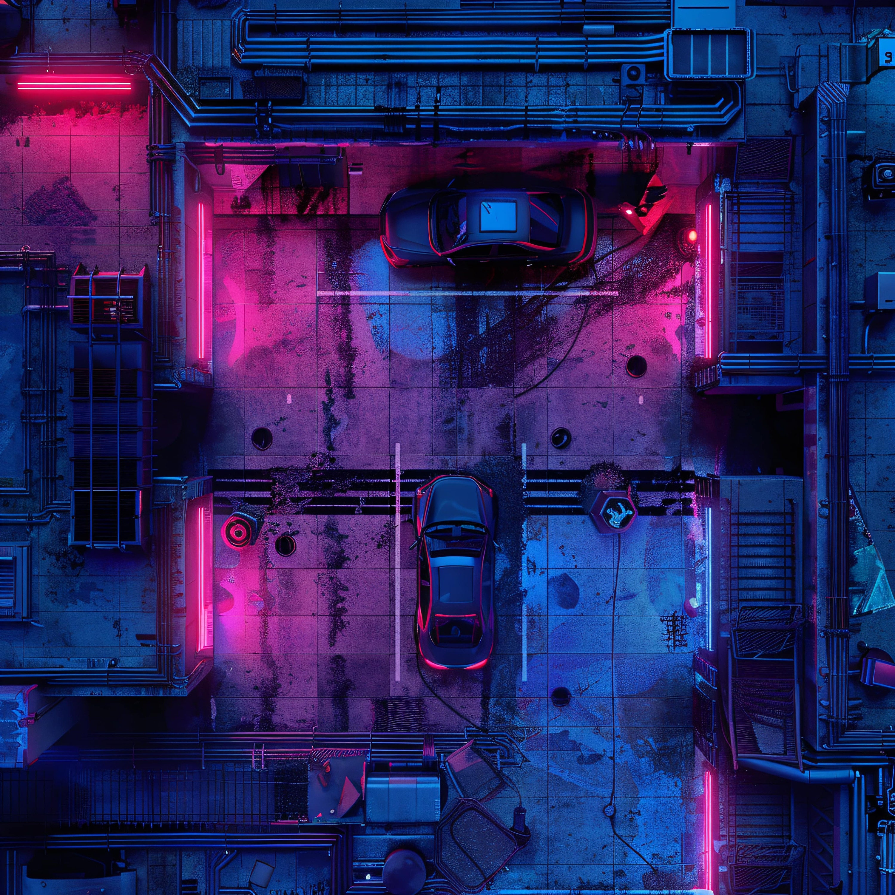 10 Gridless Cyberpunk Club Battlemaps | VTT Pack for Shadowrun ...