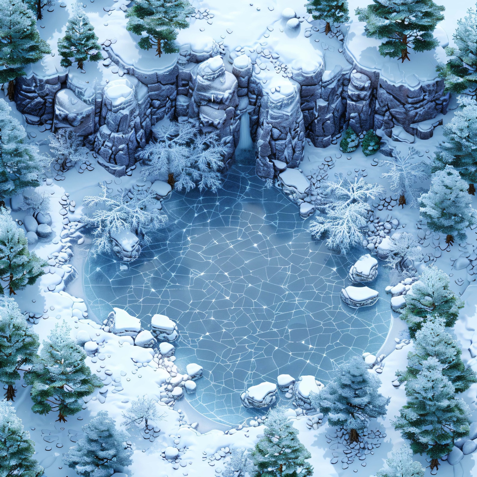 10 More Winter Battlemaps, Dnd Battle Map, Pathfinder, Dungeons and ...