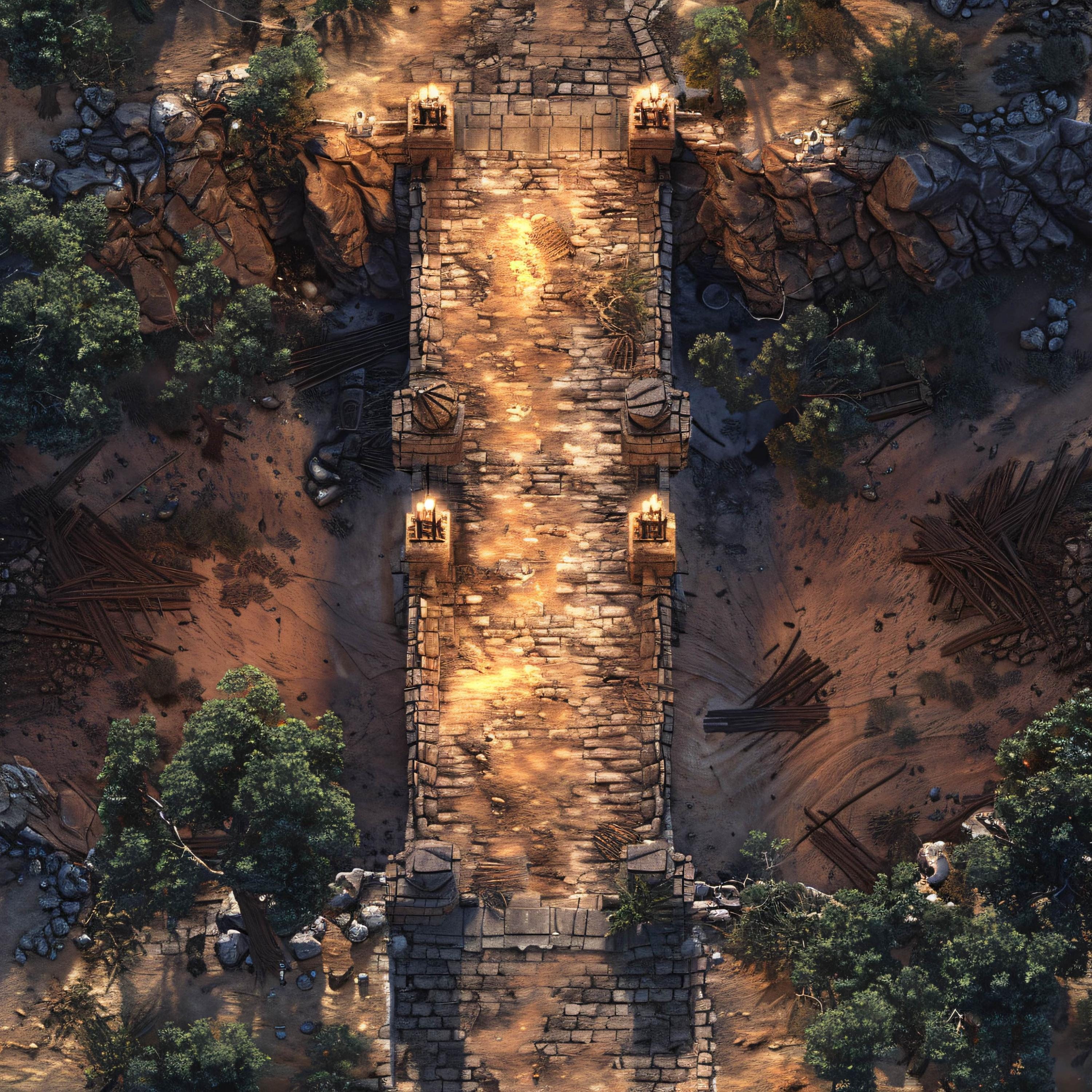 10 Ambush Battle Maps, Dnd Battlemap, Pathfinder, D&D, Dungeons and ...