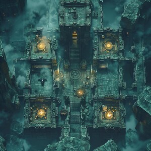10 Horror Battle Maps, Dnd, Pathfinder, D&D, Battlemap, Dungeons and ...