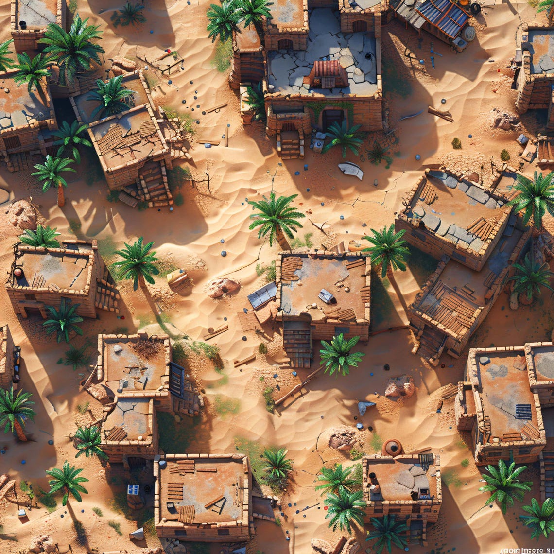 10 Desert Life Battle Maps, Dnd Battlemap, Pathfinder, D&D, Dungeons ...