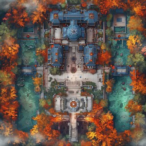 20 Lost Temple/city Battle Maps, Dnd Battle Map, Pathfinder, D&D ...