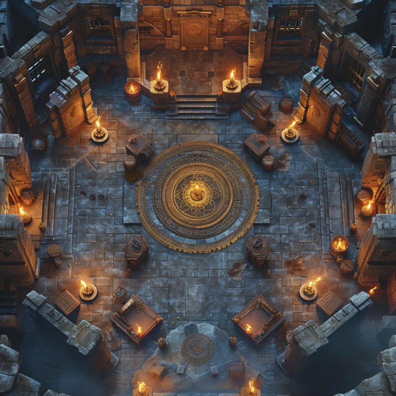 10 Underground Boss Battle Maps, Dnd Battlemap, Pathfinder, D&D ...