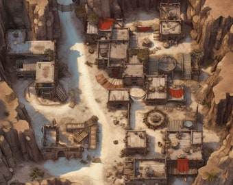 10 Town Battle Maps, Dnd Battle Map, Pathfinder, D&D, Battlemap, Dungeons and Dragons, Roll20 ...