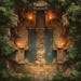 10 Gridless Forest Shrine Battle Maps | VTT Pack for Dnd, Pathfinder ...