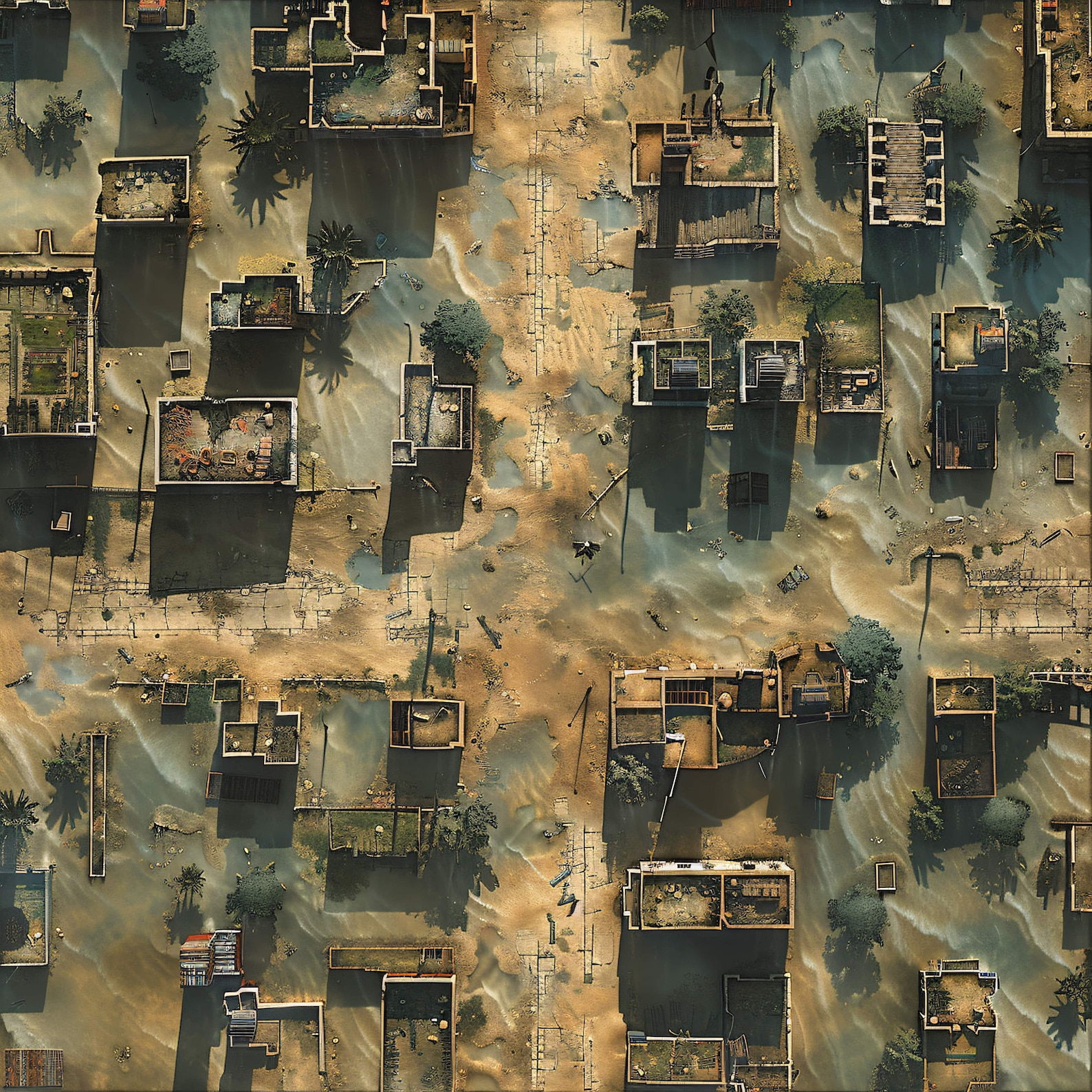 10 Cyberpunk Outlands Battlemaps, Sci Fi, Dnd Battle Map, Cyberpunk, D ...