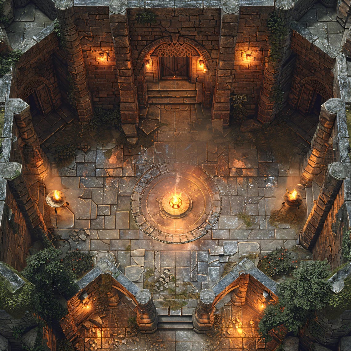 10 Guild Hall Battlemaps, Dnd Battlemap, Pathfinder, D&D, Dungeons and ...