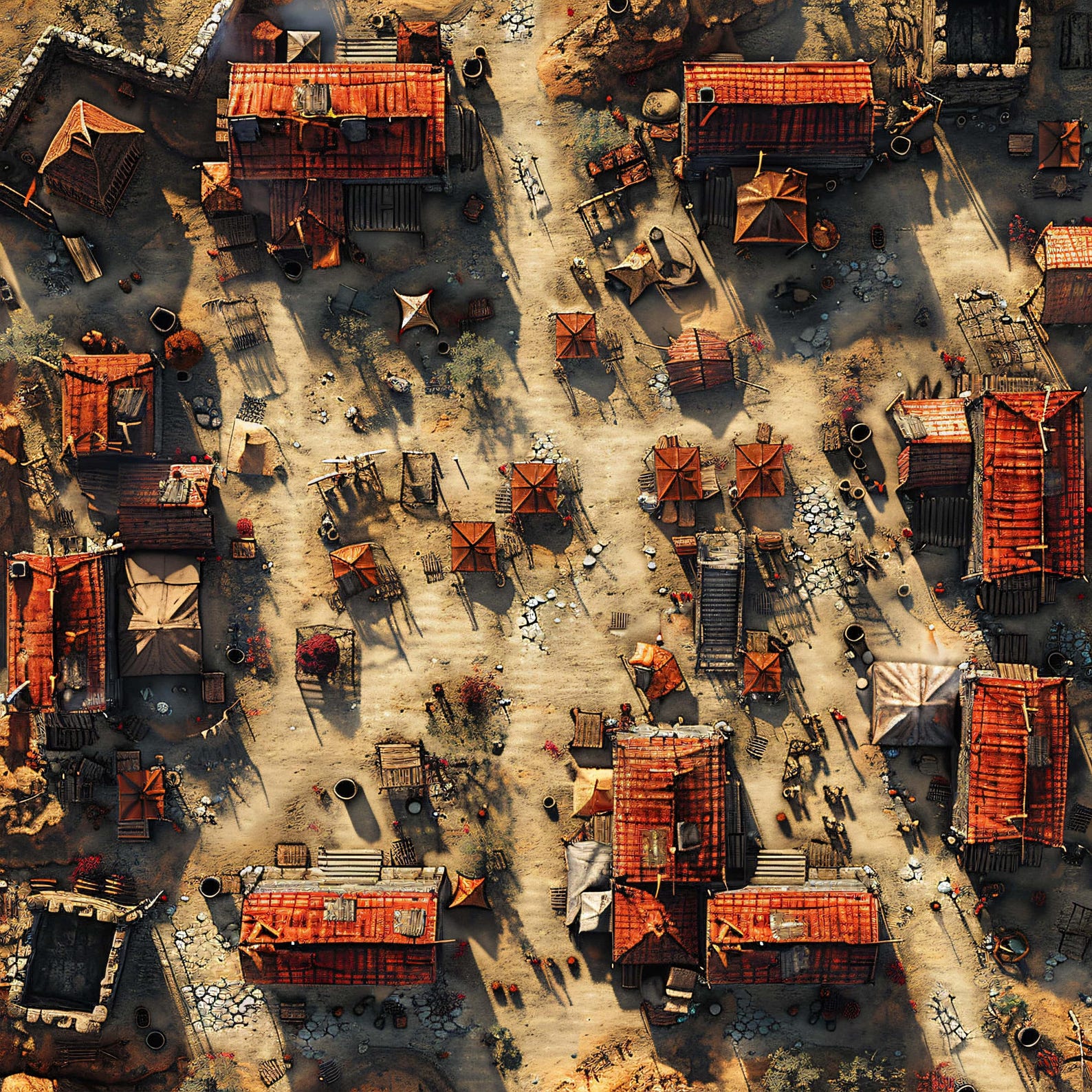 10 Bandit Camp Battle Maps, Dnd, Pathfinder, D&D, Battlemap, Dungeons ...