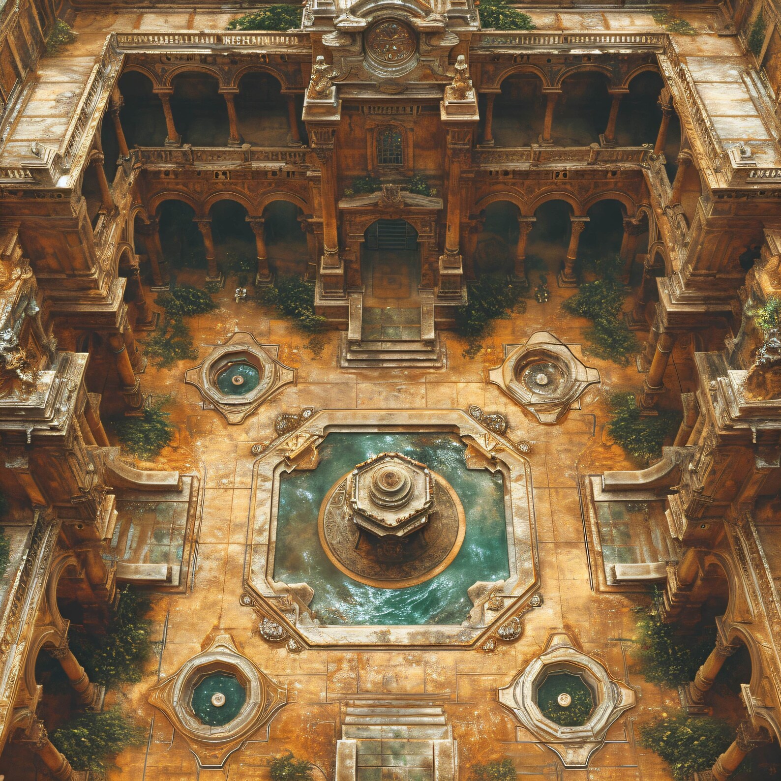 10 Jungle Palace Battle Maps, Dnd, Pathfinder, D&D, Battlemap, Dungeons ...