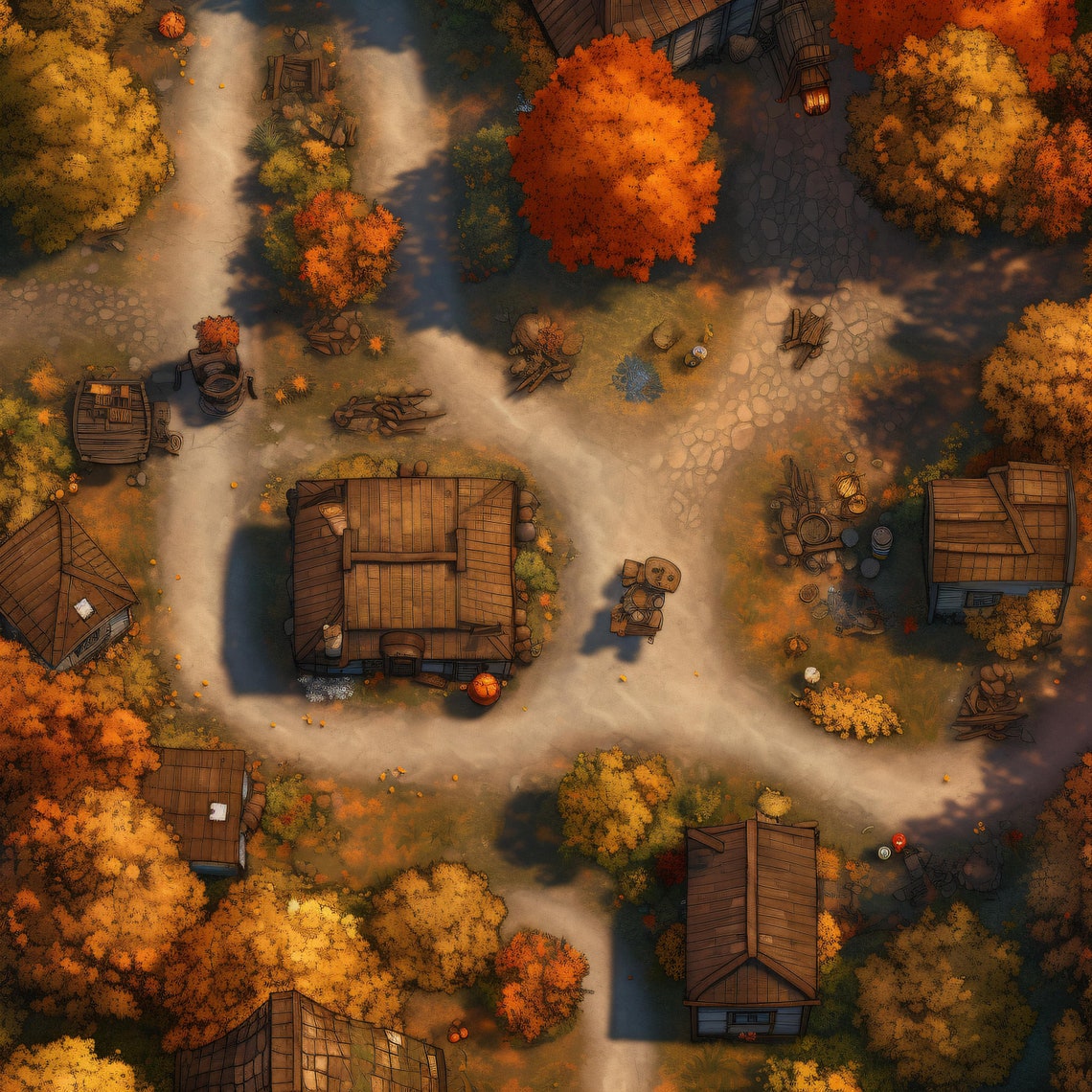 15 Fall Holiday Battle Maps, Dnd, Pathfinder, D&D, Battlemap, Dungeons ...