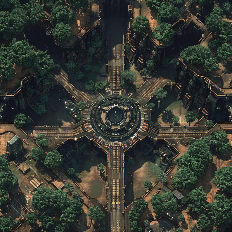 10 Cyberpunk Transport Battlemaps, Sci Fi, Dnd Battle Map, Cyberpunk, D ...