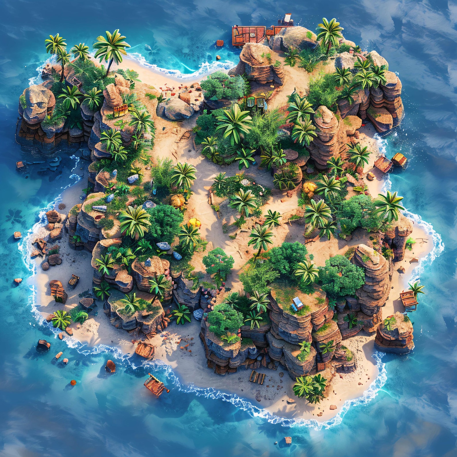 10 Pirate Battlemaps, Dnd Battle Map, Pathfinder, D&D, Battlemap ...