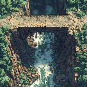 10 Bridges Battle Maps, Dnd, Pathfinder, D&D, Battlemap, Dungeons and ...
