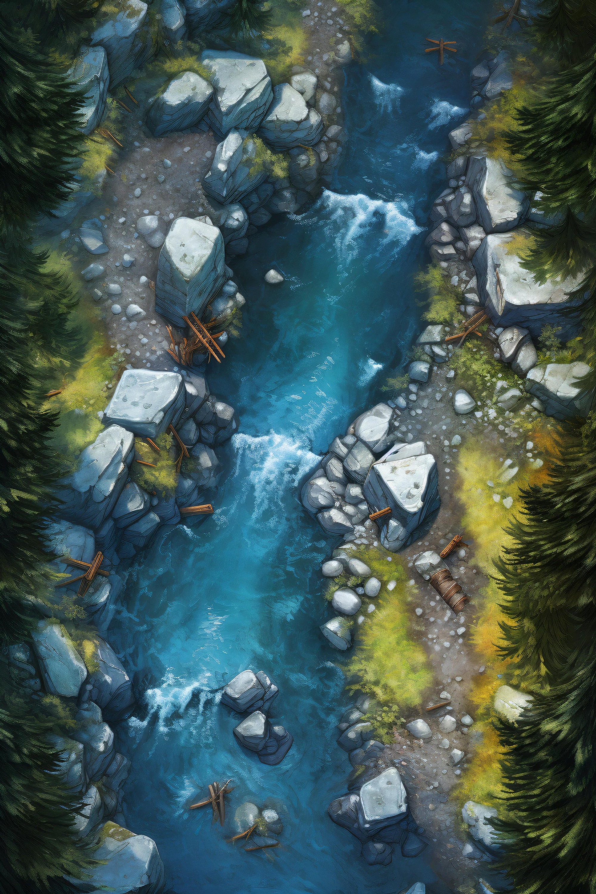 16 River/ocean Battle Maps, Dnd, Pathfinder, D&D, Battlemap, Dungeons ...