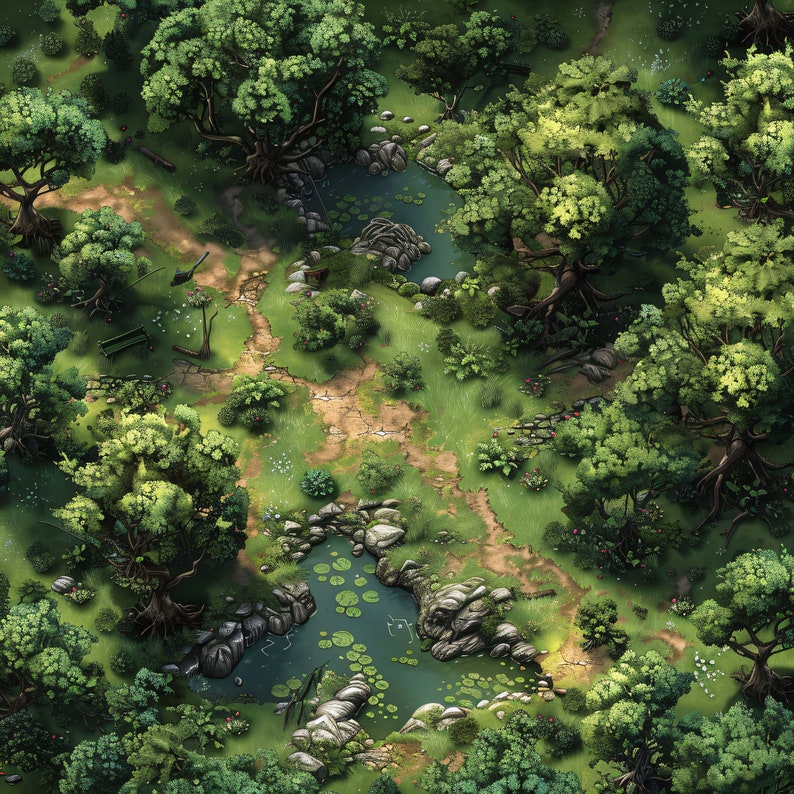 10 Swamp Battle Maps 2, Dnd Battle Map, Pathfinder, D&D, Battlemap, Dungeons and Dragons, Roll20 ...