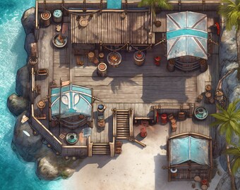 Northern Outpost Battle Map, Dnd Battle Map, D&D, Battlemap, Dungeons ...