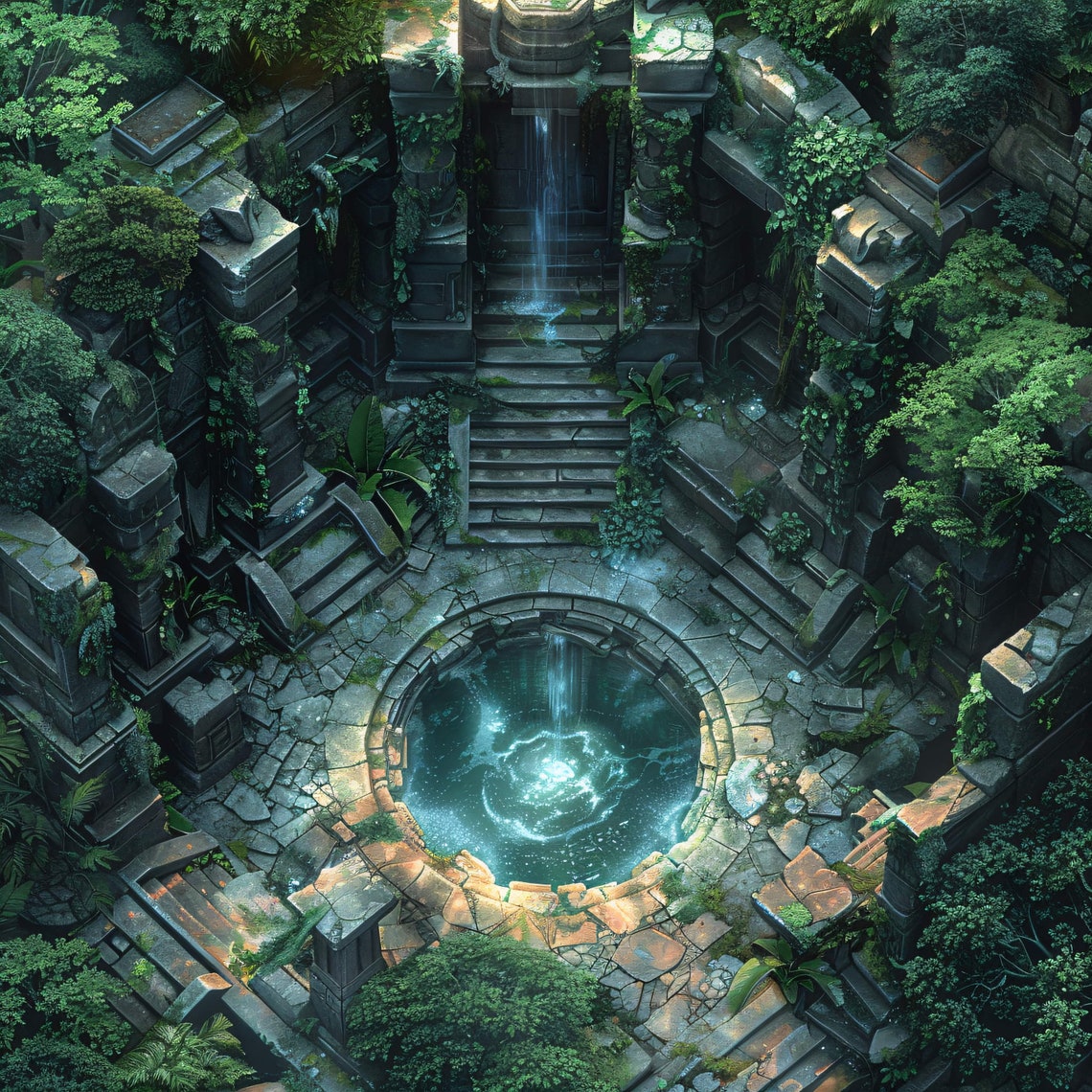 10 Swamp Battle Maps 2, Dnd Battle Map, Pathfinder, D&D, Battlemap ...