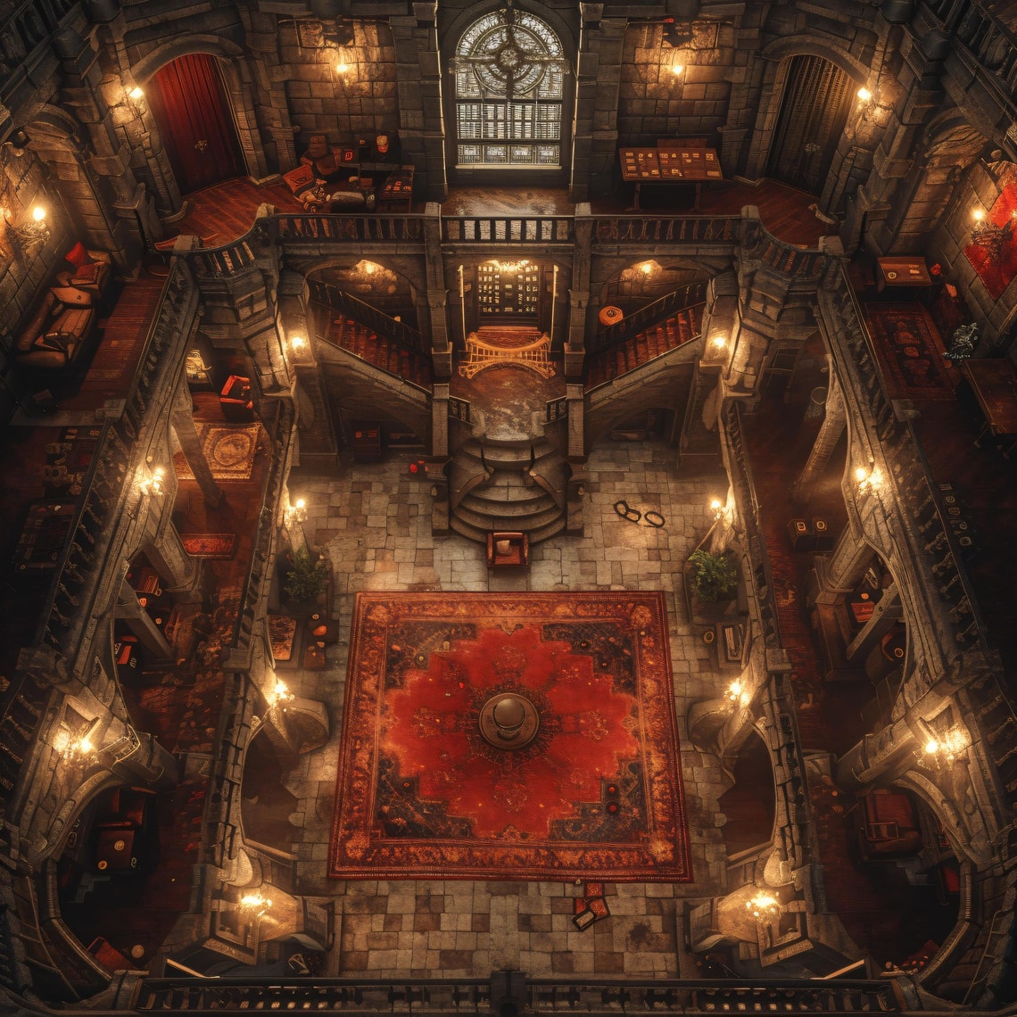 10 Cathedral Battle Maps, Dnd Battlemap, Pathfinder, D&D, Dungeons and ...