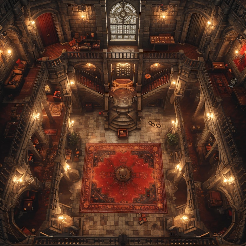 10 Cathedral Battle Maps, Dnd Battlemap, Pathfinder, D&D, Dungeons and ...