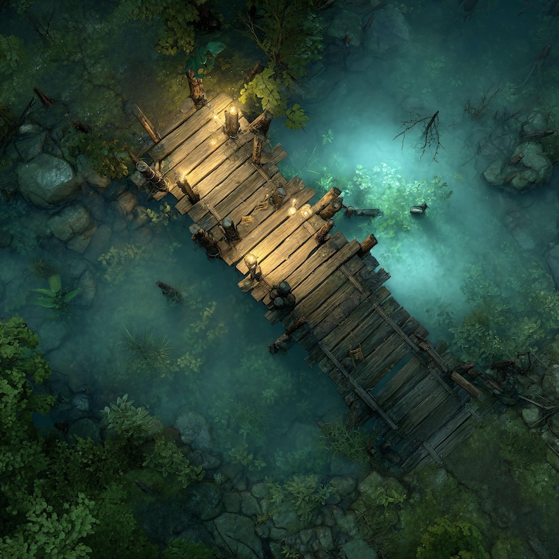 10 Gridless Swamp Battle Maps 3 | VTT Pack for Dnd, Pathfinder & Ttrpgs ...
