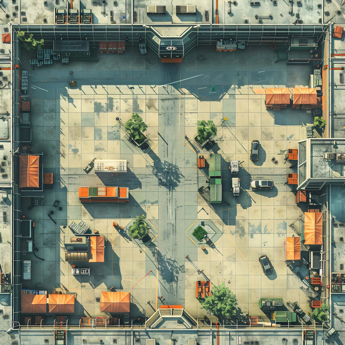 17 Airport Battlemaps, Sci Fi, Dnd Battle Map, Cyberpunk, D&D ...