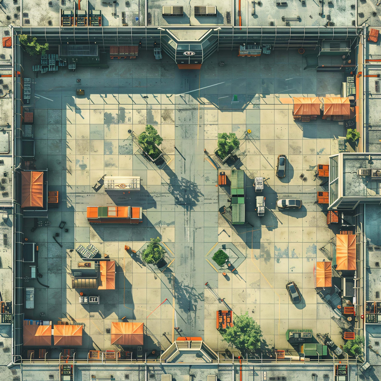 17 Airport Battlemaps, Sci Fi, Dnd Battle Map, Cyberpunk, D&D ...